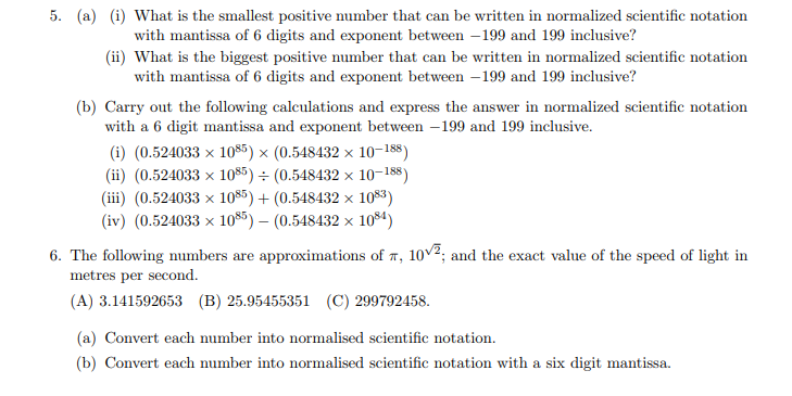 Solved 5. (a) ) What is the smallest positive number that | Chegg.com