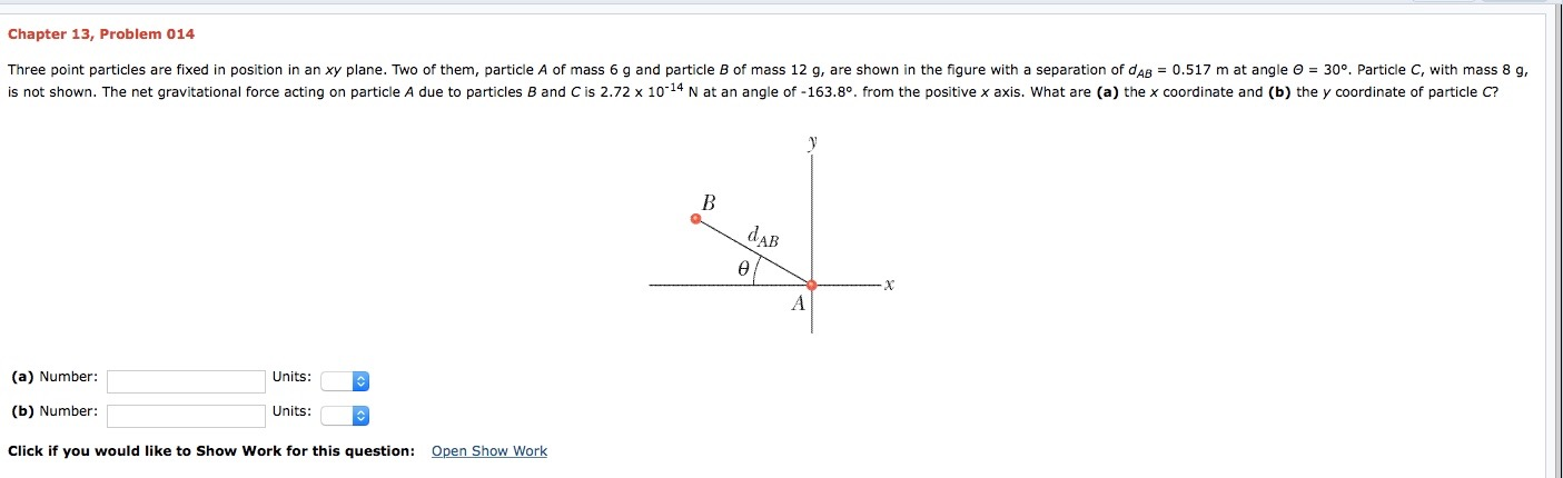 Solved Three point particles are fixed in position in an xy | Chegg.com