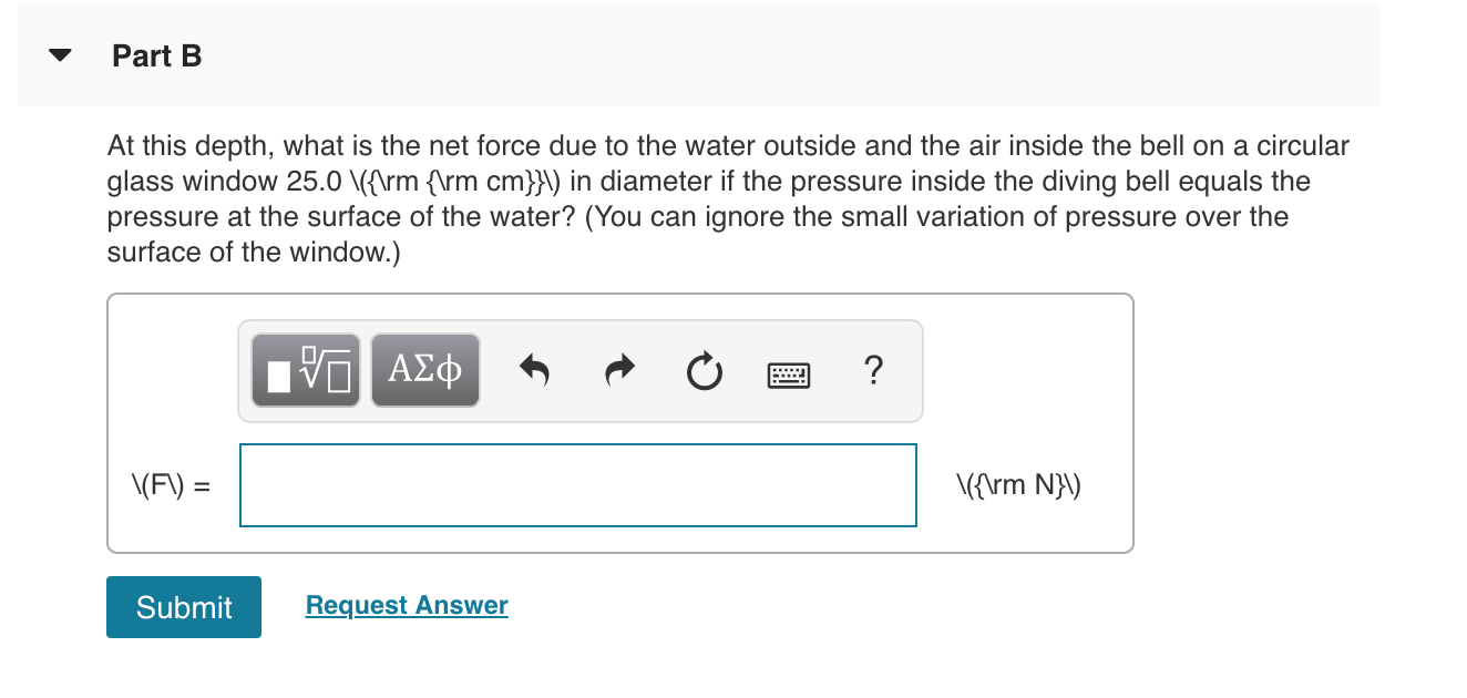 Solved You are designing a diving bell to withstand the | Chegg.com