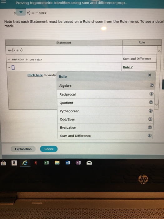 Solved -Proving trigonometric identities using sum and | Chegg.com