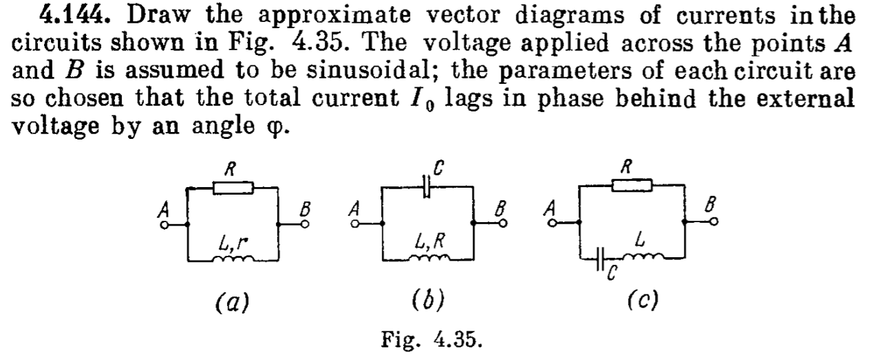 Solved Does vector diagram for current depend on if there | Chegg.com