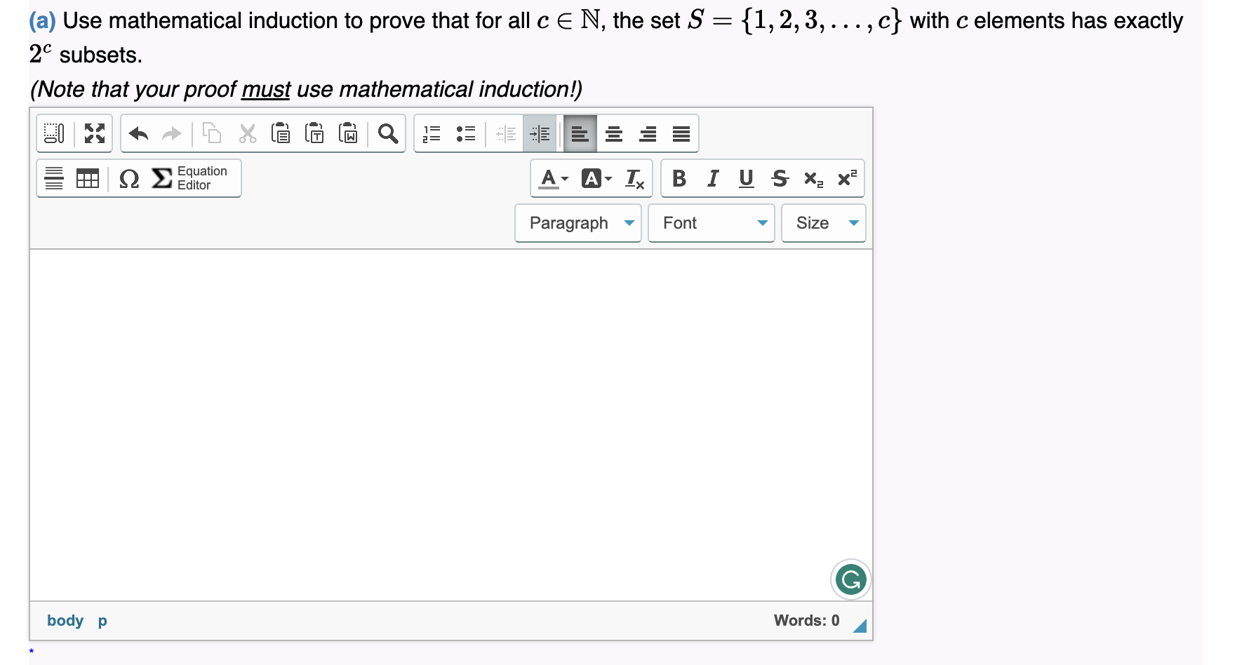 Solved (a) Use mathematical induction to prove that for all | Chegg.com
