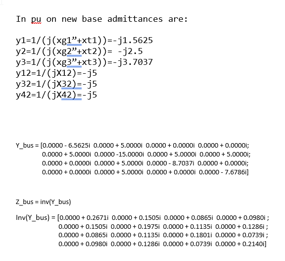 Solved Develop a code to calculate (positive sequence) | Chegg.com