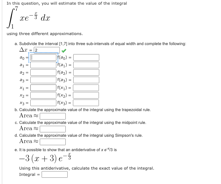 Solved In this question, you will estimate the value of | Chegg.com