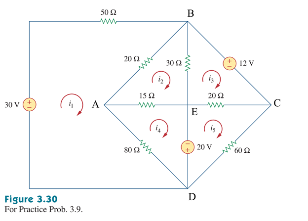 Solved Using nodal analysis to calculate the current i1, i2, | Chegg.com