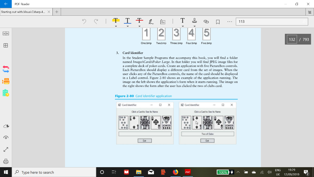 Solved PDF Reader - X Starting out with. Visual.Csharp.... X | Chegg.com