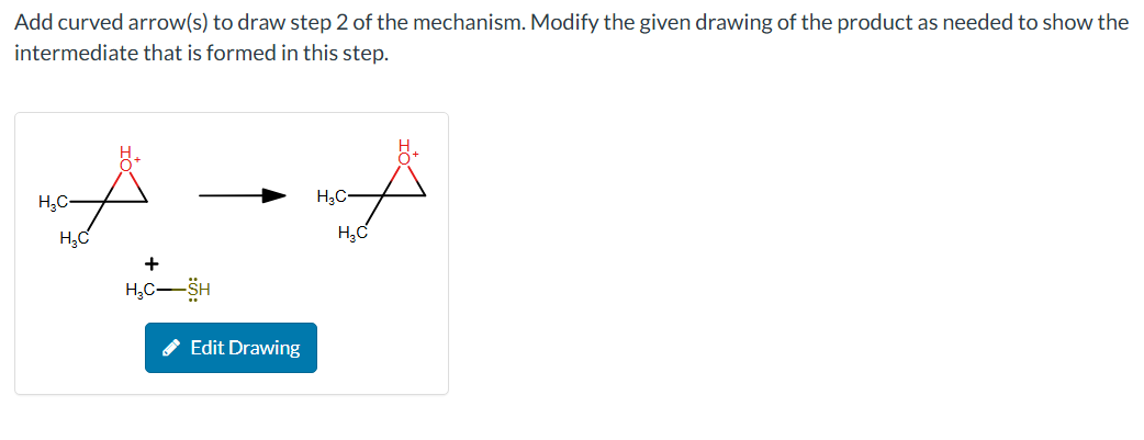 Solved Add curved arrow(s) ﻿to draw step 2 ﻿of the | Chegg.com