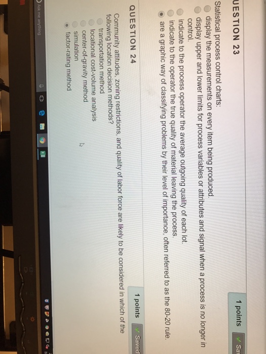 Solved Statistical process control charts: display the | Chegg.com