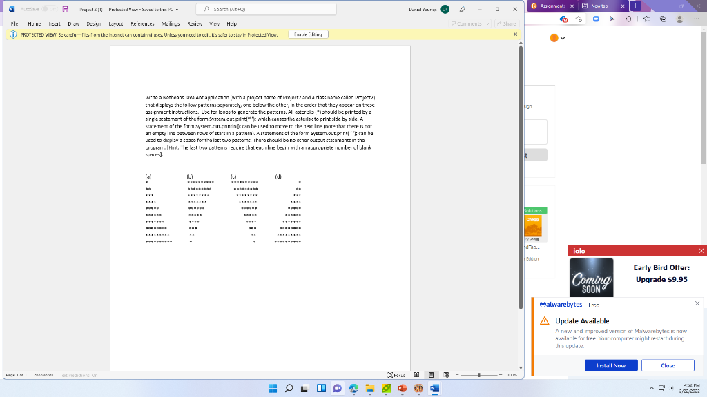 Solved Above Project 2 - Proiected Viw Sad to the Search | Chegg.com