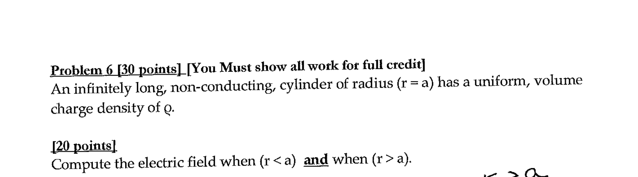 Problem 6 [ 30 ﻿points][You Must show all work for | Chegg.com