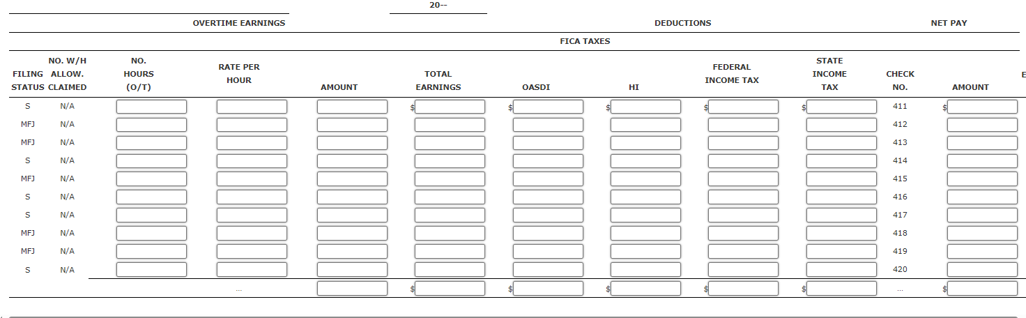 All employees' wages are subject to the OASDI tax of | Chegg.com