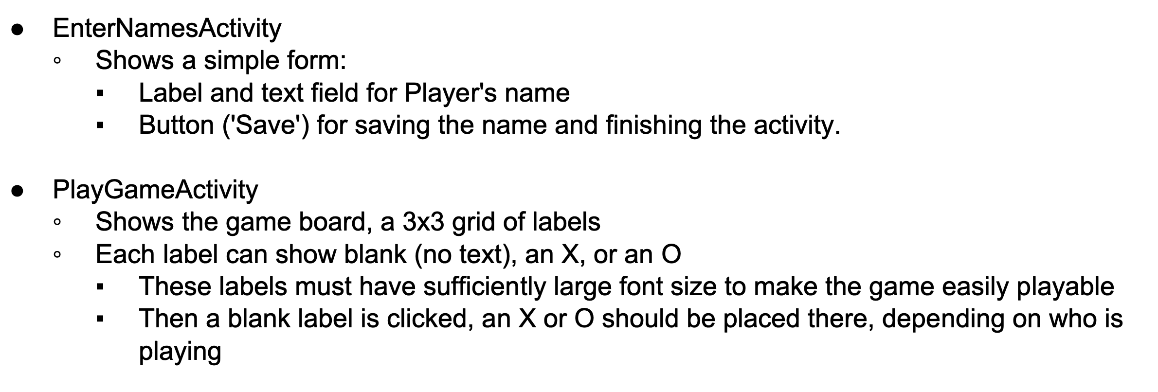 Lab Description In this lab, you will create a simple | Chegg.com
