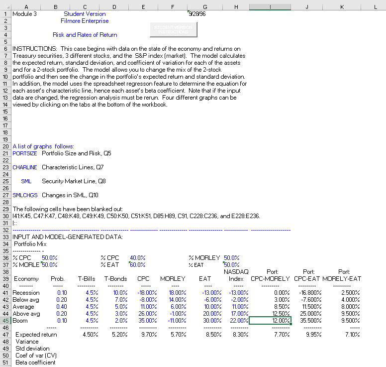 Please help me solve using excel formulas only. What | Chegg.com