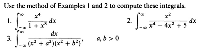 Solved Use the method of Examples 1 and 2 to compute these | Chegg.com
