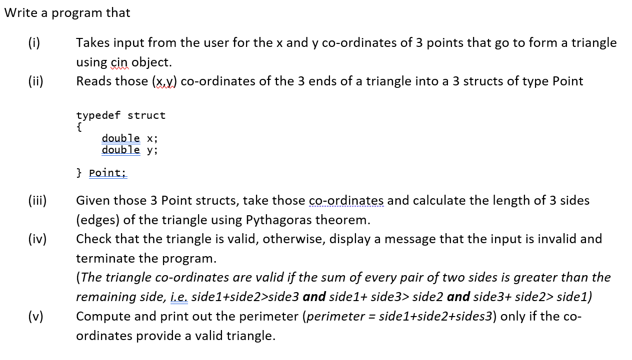 Solved Nrite A Program That I Takes Input From The User