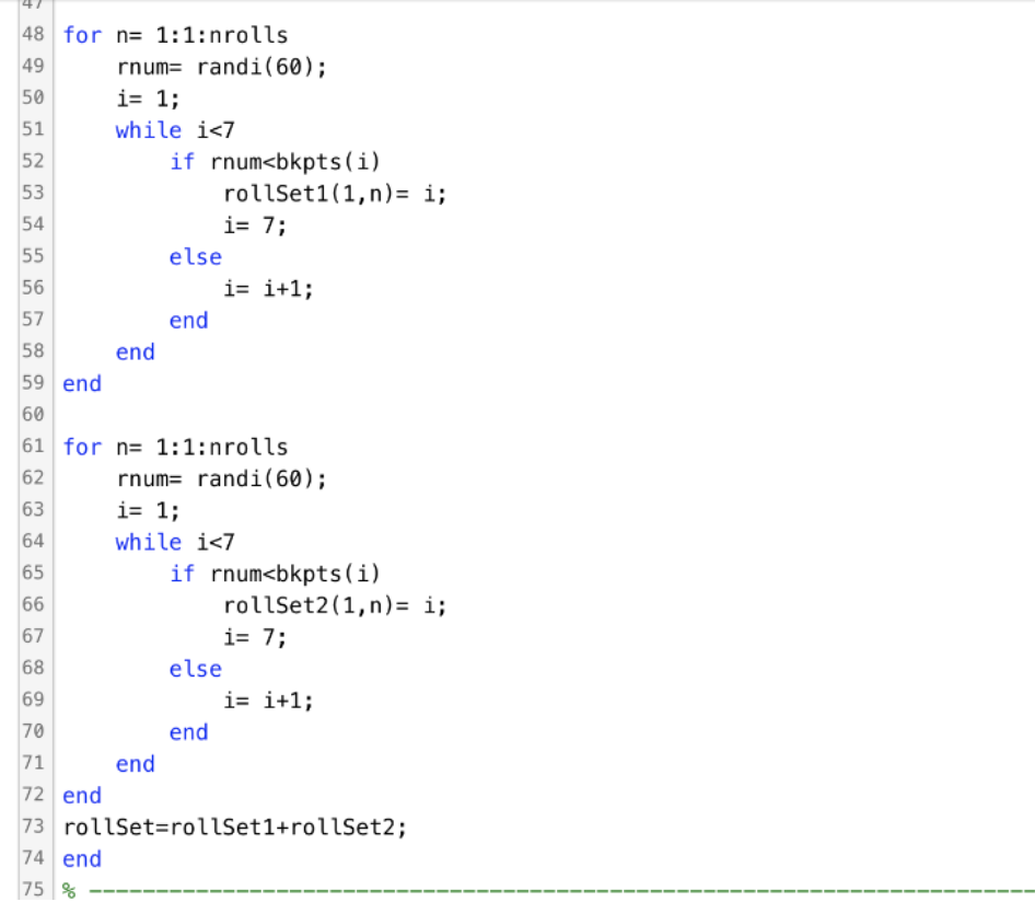 Solved Case 4: 3 Sets of rolls of 1 die Given a set of 2 | Chegg.com