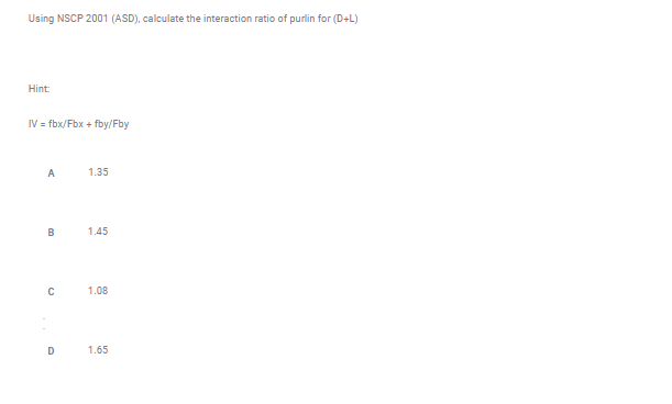 Solved Light-grade steel channel was used as a purlin of a | Chegg.com