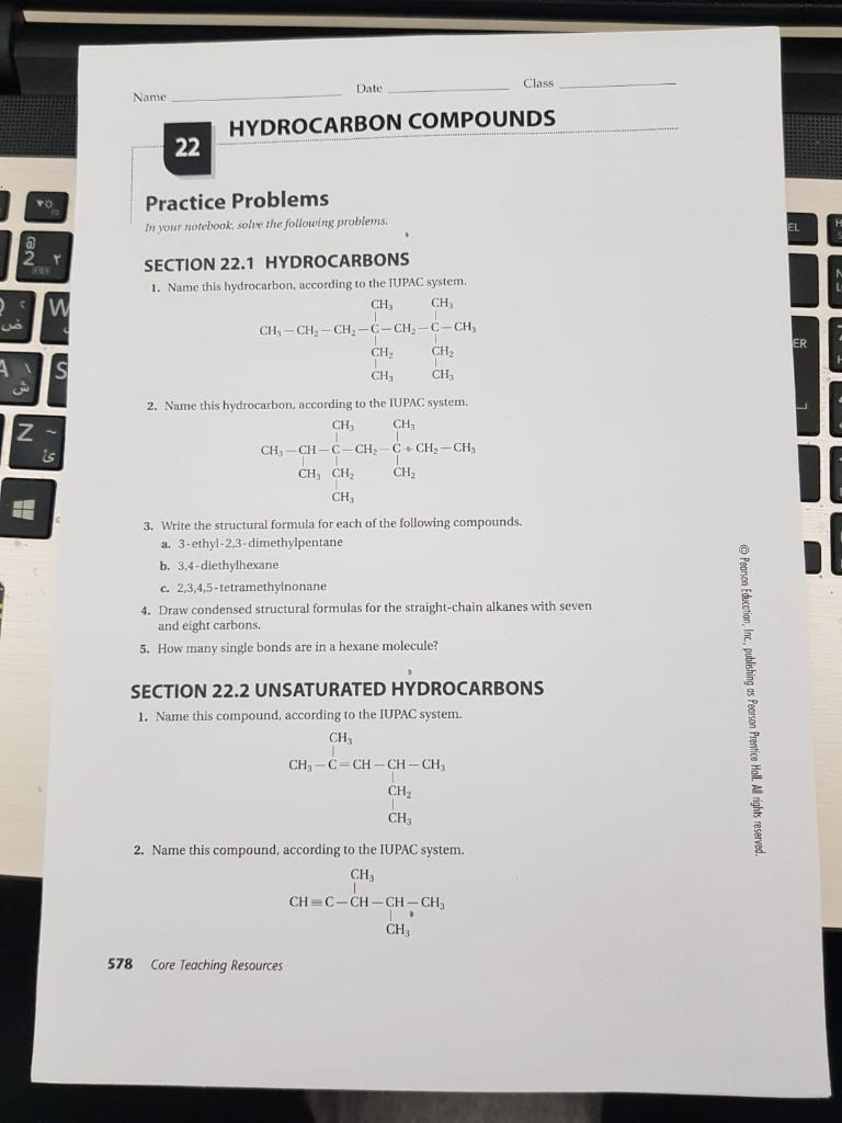 Solved Practice Problems In your notcbook, solve the | Chegg.com