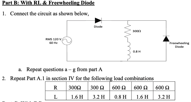 Create all the circuits shown in section IV in | Chegg.com