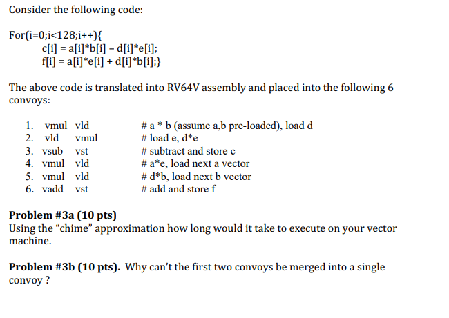 Consider the following code: For(i=0;i