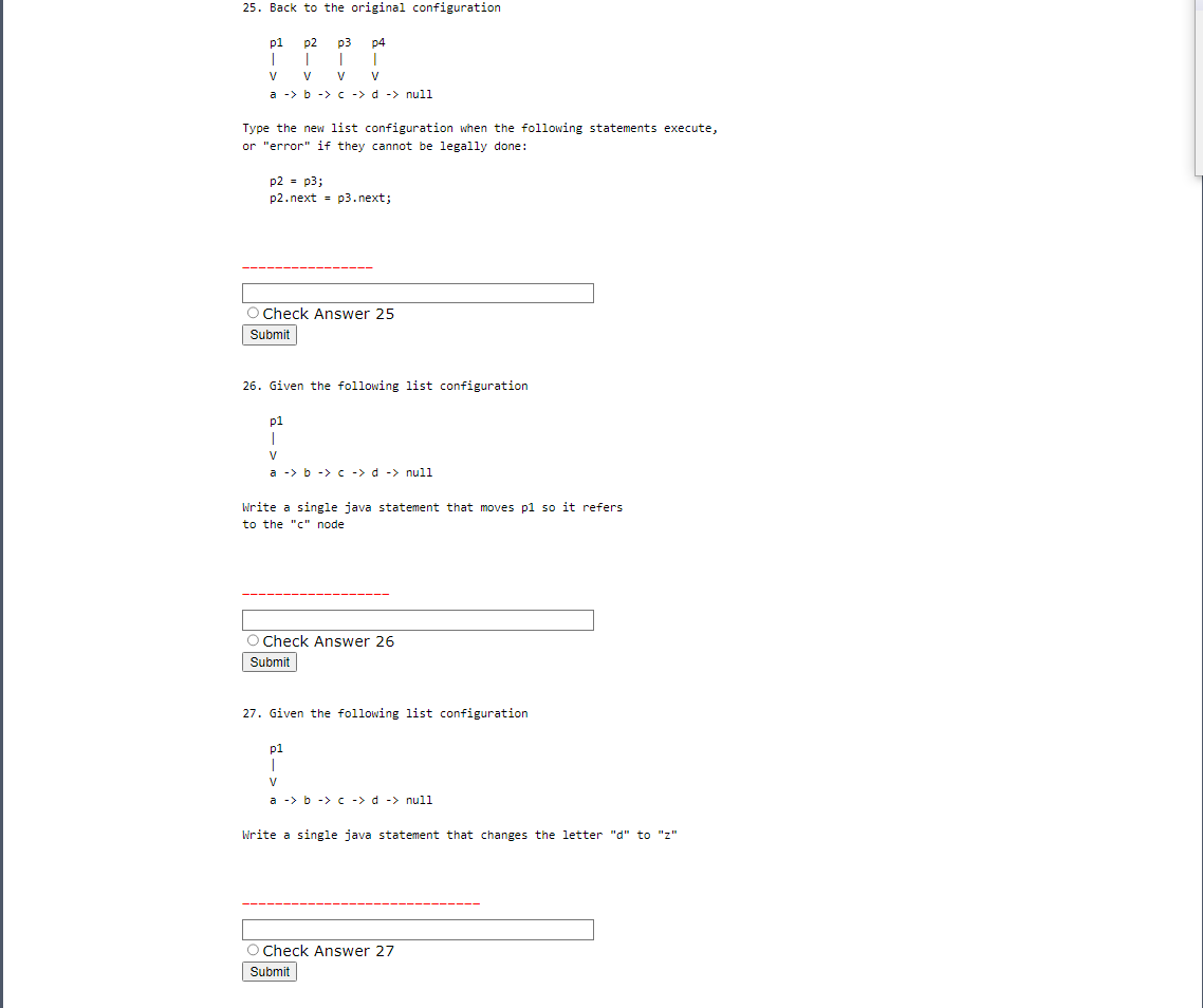 Solved 25. Back to the original configuration Type the new | Chegg.com
