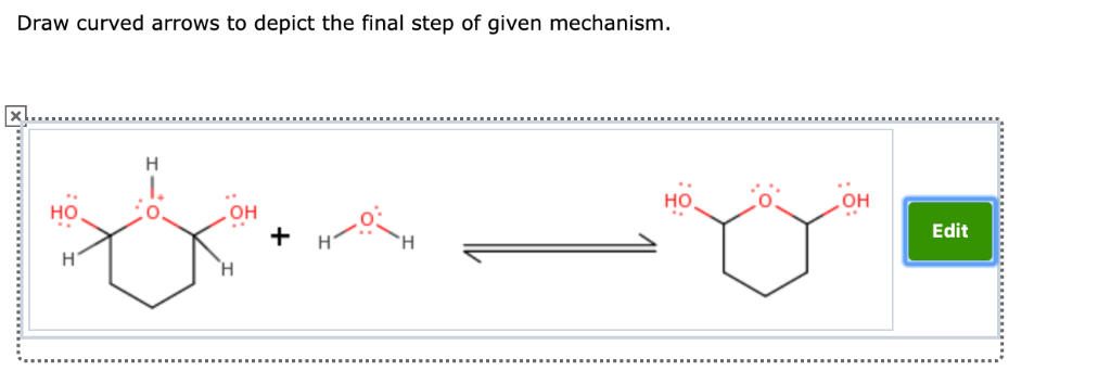 Solved Draw curved arrows to depict the final step of given | Chegg.com