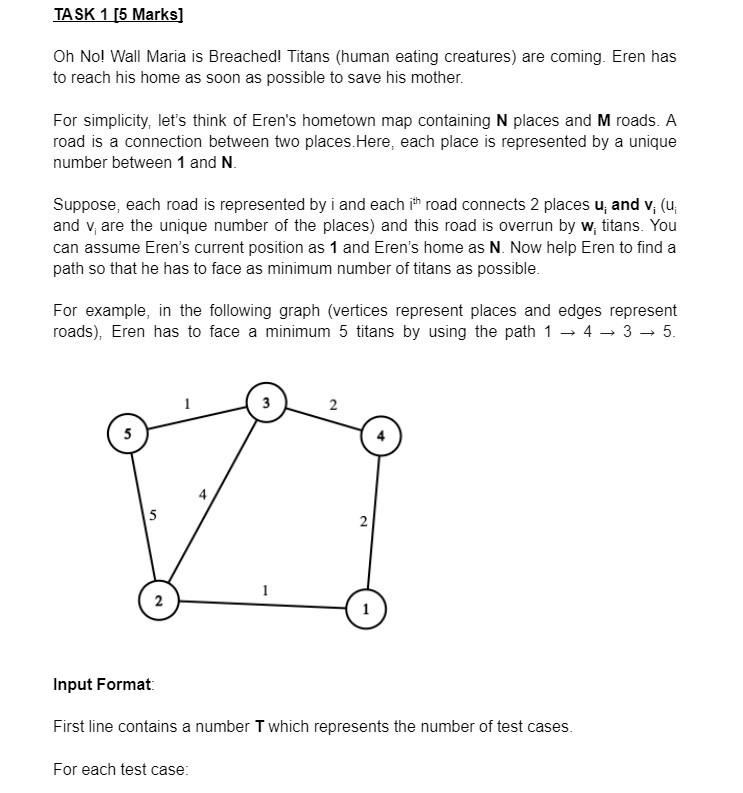 Solved For each problem, you must take input from files | Chegg.com