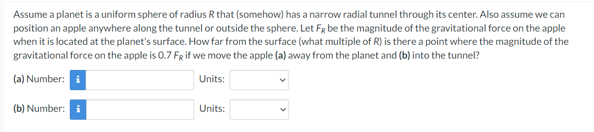 Solved Assume a planet is a uniform sphere of radius R that | Chegg.com