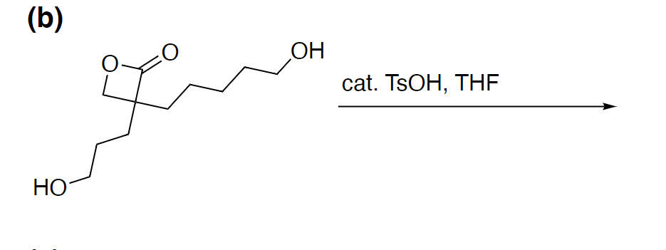 Solved ОН 2 он cat. TsOH, THE | Chegg.com