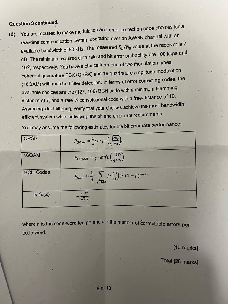 Solved Question 3 (a) State three types of direct sequence | Chegg.com