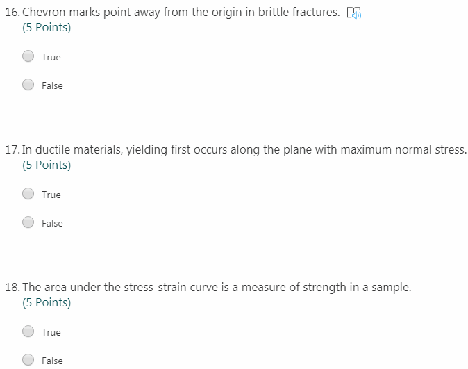 Solved 10 Crack Propagation In Ductile Materials Is