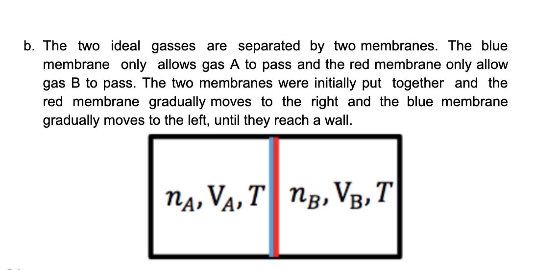 Solved Calculate the change of entropy of mixing two | Chegg.com