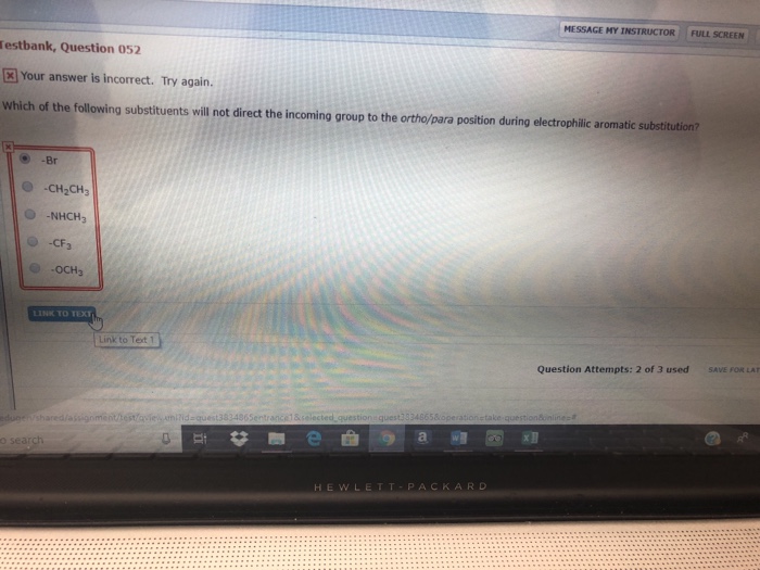 Solved MESSAGE MY INSTRUCTOR FULL SCREEN estbank, Question | Chegg.com