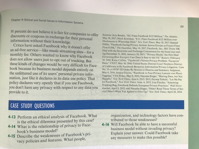 Solved BUSINESS PROBLEM-SOLVING CASE Facebook Privacy: Your | Chegg.com
