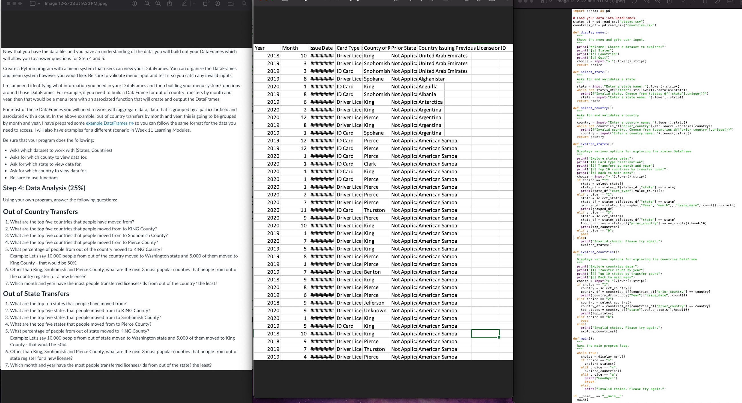 Can you please help me edit the code attached so I | Chegg.com
