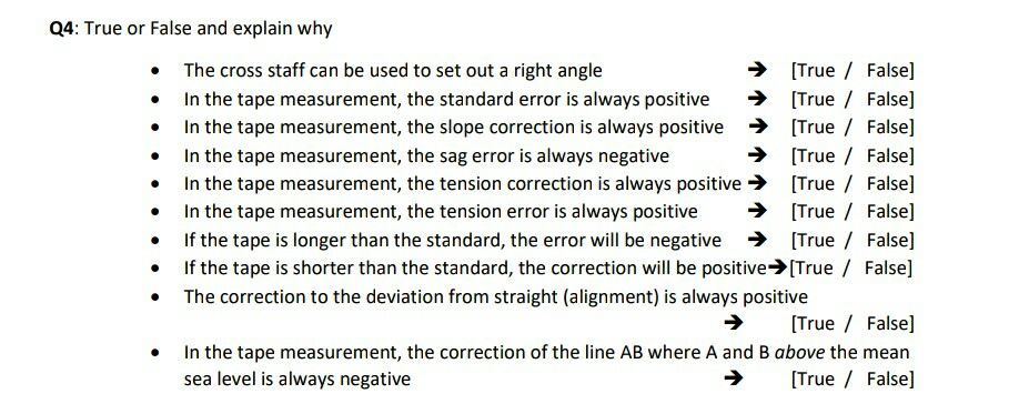 Solved Q4: True or False and explain why True False] In the | Chegg.com