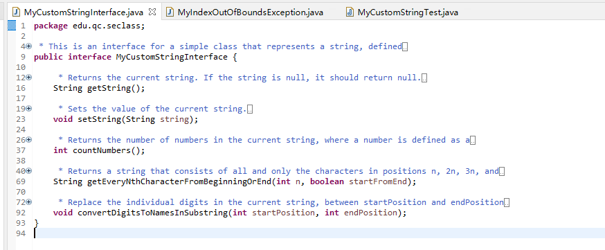 Solved 5. Your first task is to develop a Java class called | Chegg.com