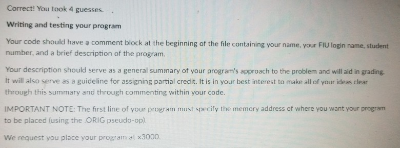 Solved Program L A Simple Guessing Numbers Game Problem 3363