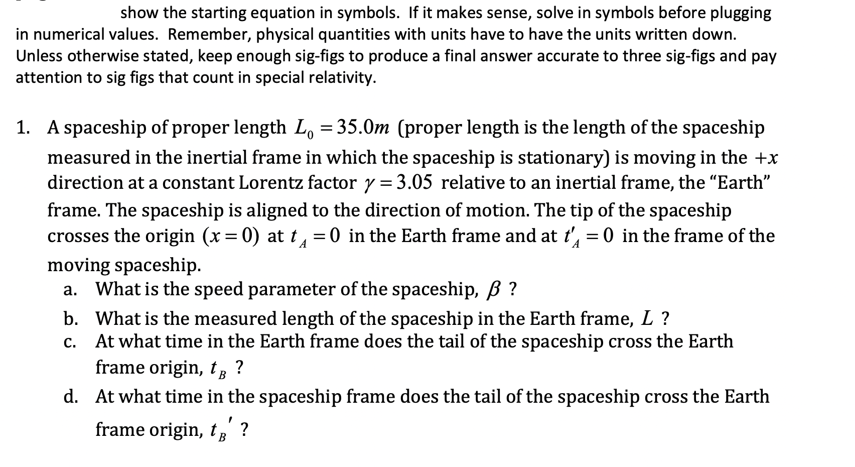 Solved show the starting equation in symbols. If it makes | Chegg.com
