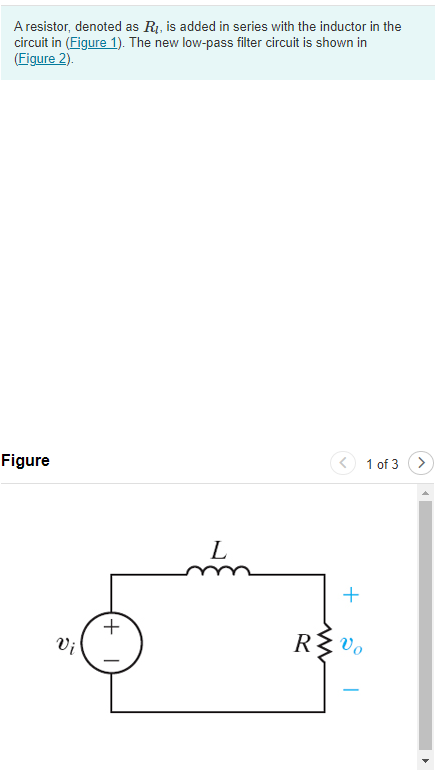 Solved A resistor, denoted as R, is added in series with the | Chegg.com Solved A resistor, denoted as R, is added in series with the | Chegg.com