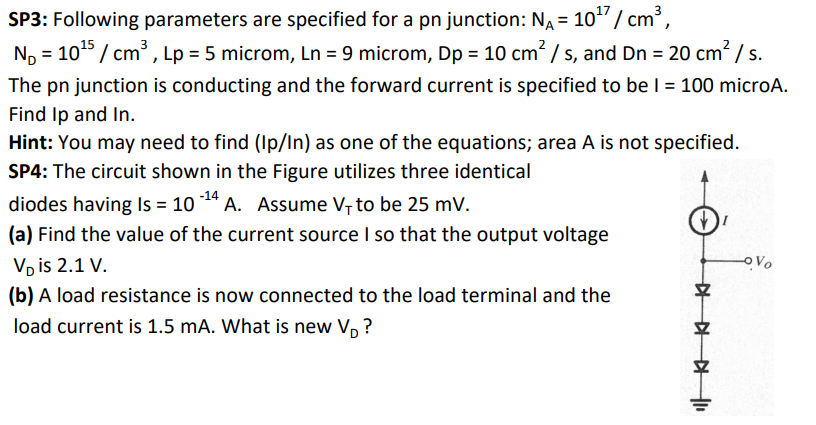 [Solved]: Please show all work, Thank you!! SP3: Following p