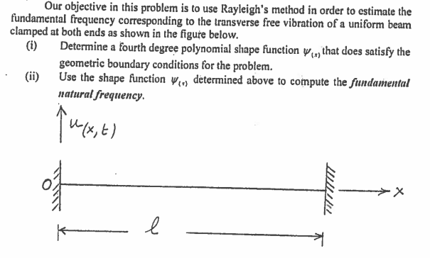 Solved Our objective in this problem is to use Rayleigh's | Chegg.com