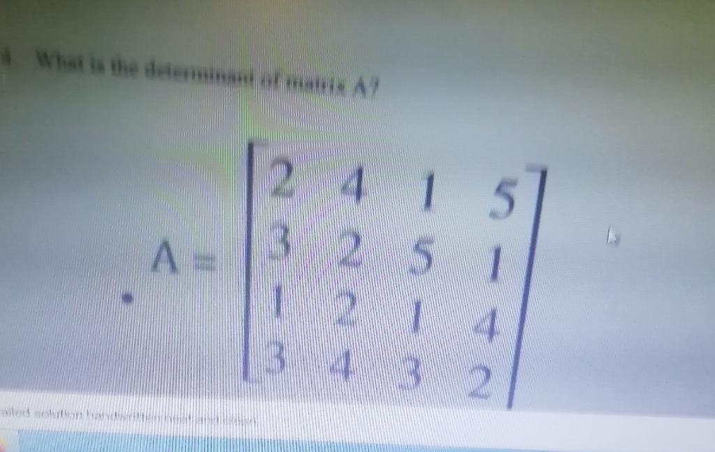 Solved 1. What is the matrix form? 2. What is the | Chegg.com