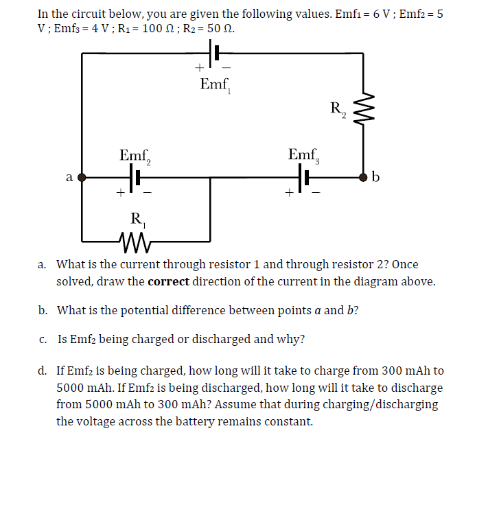 Solved In the circuit below, you are given the following | Chegg.com