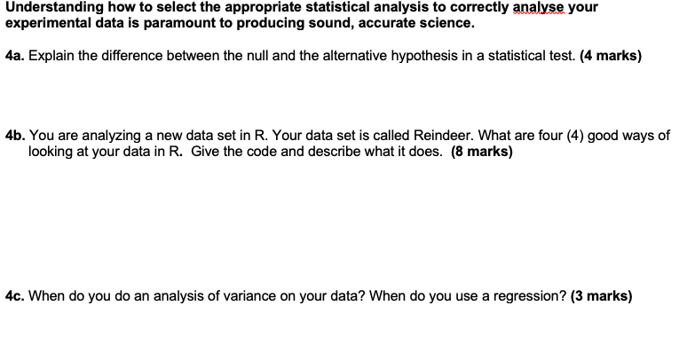 Understanding how to select the appropriate | Chegg.com