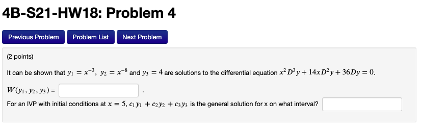 Solved 4B-S21-HW18: Problem 4 Previous Problem Problem List | Chegg.com