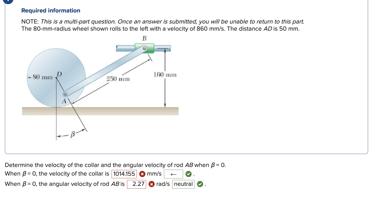 Solved Required information NOTE: This is a multi-part | Chegg.com