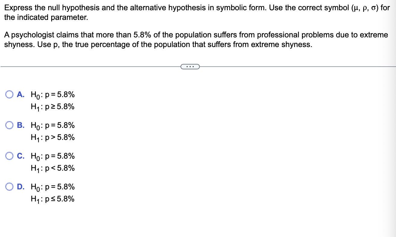 Solved Express the null hypothesis and the alternative | Chegg.com