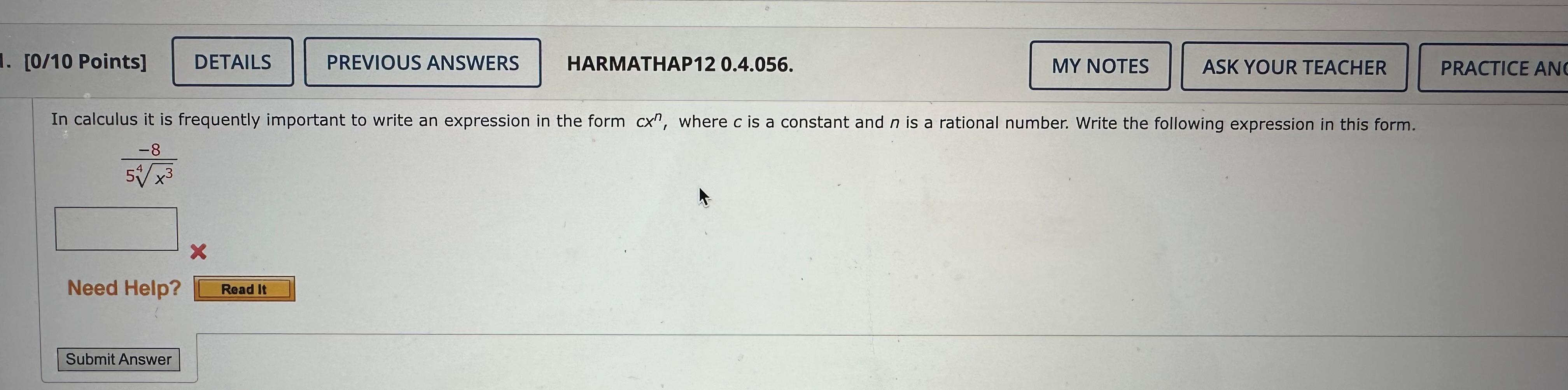 Solved 54x3−8 | Chegg.com