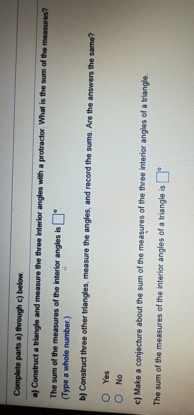 Solved Complete parts a) through c) below a) Construct a | Chegg.com